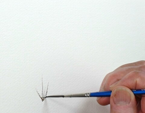 Painting grass with watercolors - Painting With Watercolors